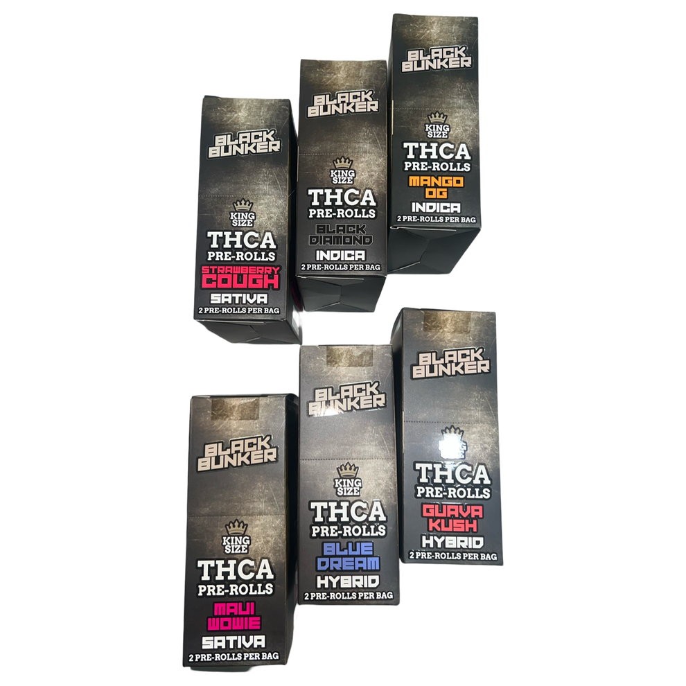 Black Bunker - King Size THCA Pre-Rolls – Black Bunker Distribution