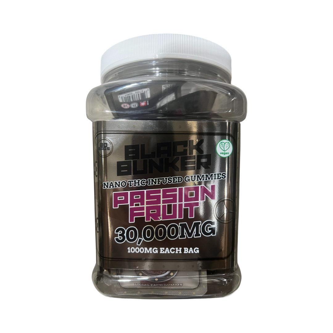 Black Bunker 30k NANO TCH GUMMY JAR 1000MG EACH BAG – Black Bunker ...