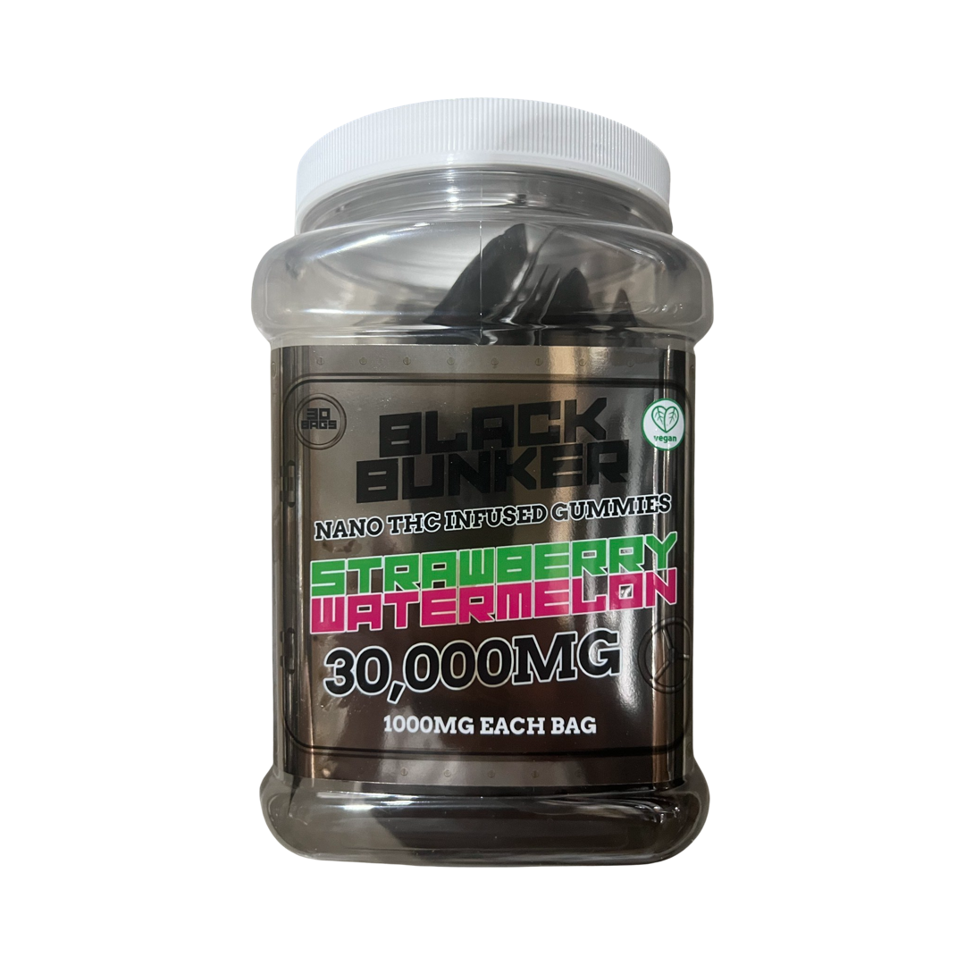 Black Bunker 30k NANO TCH GUMMY JAR 1000MG EACH BAG – Black Bunker ...